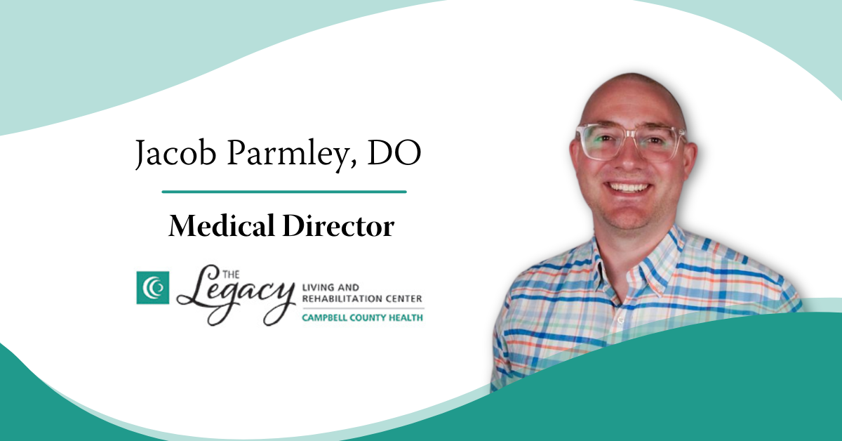 Dr. Jacob Parmley, DO Named Medical Director at The Legacy Living and ...